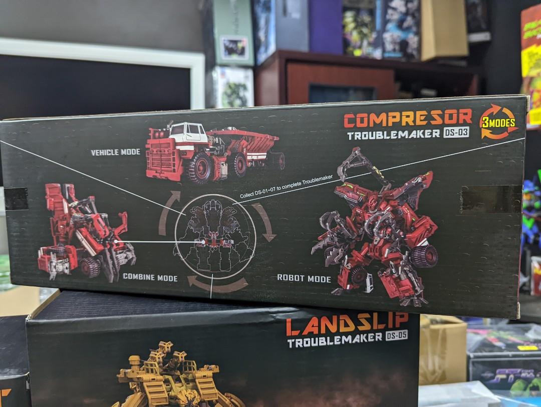 [老變魂現貨] Devil Saviour DS-03 Compresor 超載 傾缷卡車 建造派破壞者 合體背部, 興趣及遊戲, 玩具 & 遊戲類 - Carousell