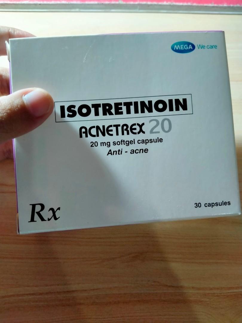 ACNETREX 20mg, Beauty & Personal Care, Face, Face Care on Carousell