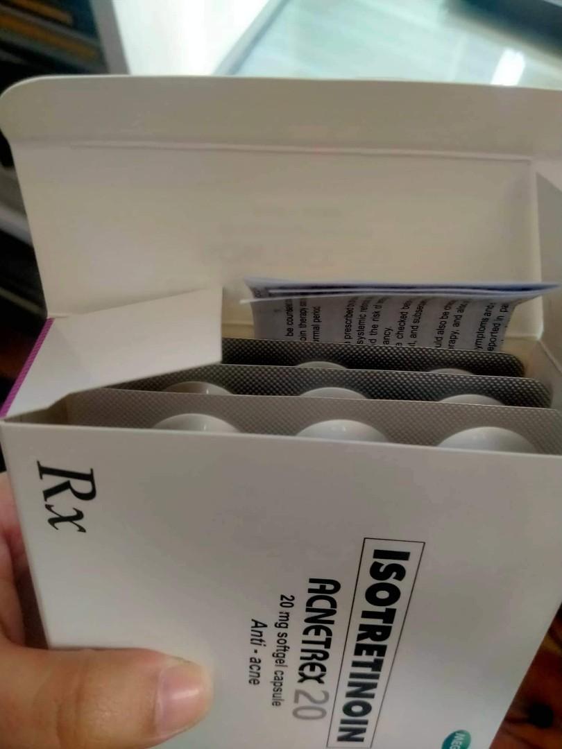 ACNETREX 20mg, Beauty & Personal Care, Face, Face Care on Carousell