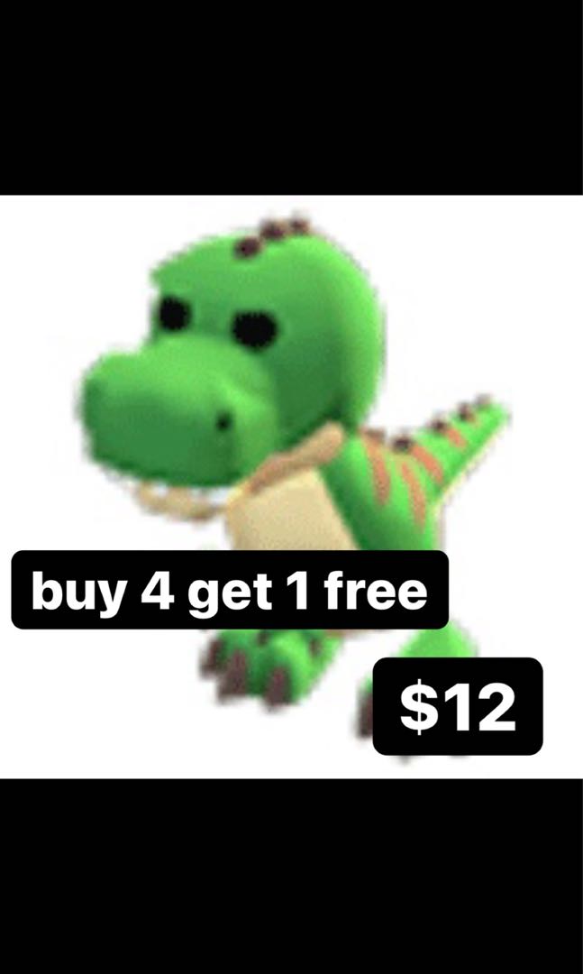 adopt me - T-REX, 電子遊戲, 遊戲機配件, 遊戲週邊商品 - Carousell