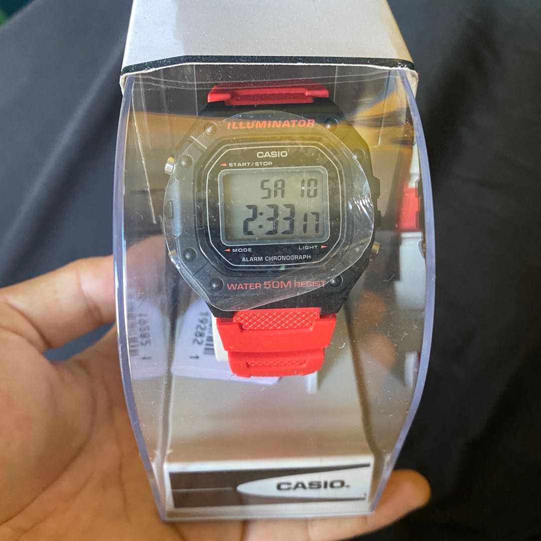 Casio Illuminator Watch (Red), Men's Fashion, Watches & Accessories ...
