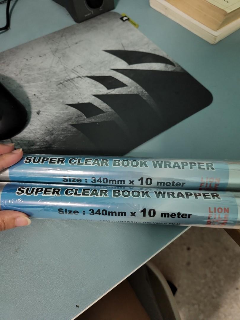 Clear book wrap, Hobbies & Toys, Stationery & Craft, Stationery ...