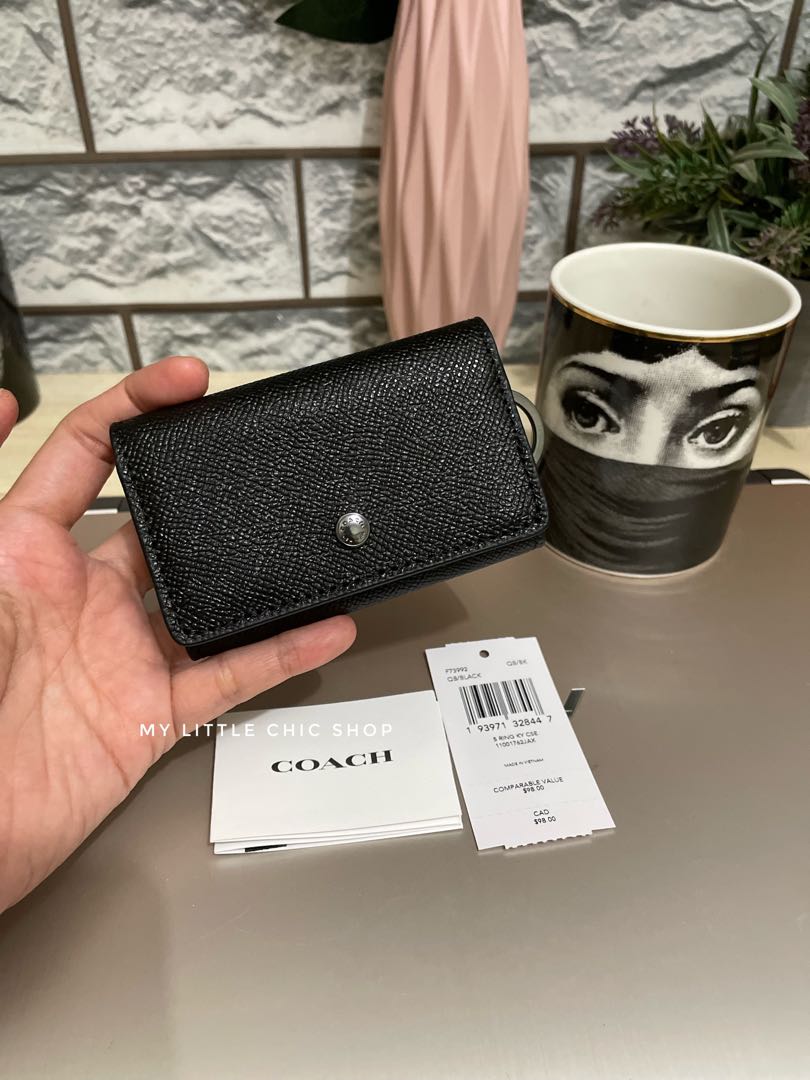 coach five ring key case, Men's Fashion, Watches & Accessories, Wallets ...