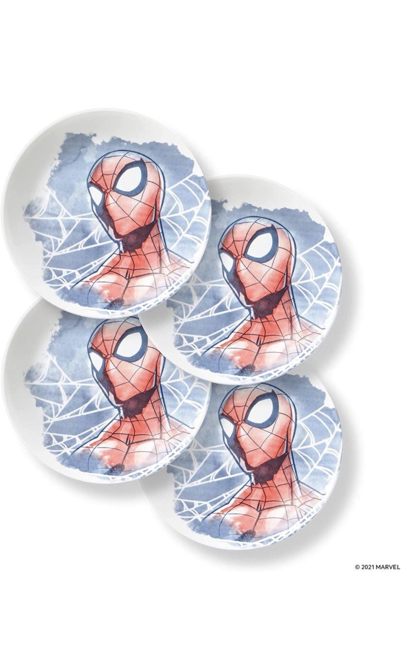康寧Corelle Marvel Spiderman Dinnerware Set, 家庭電器, 廚房電器, 鍋具 - Carousell
