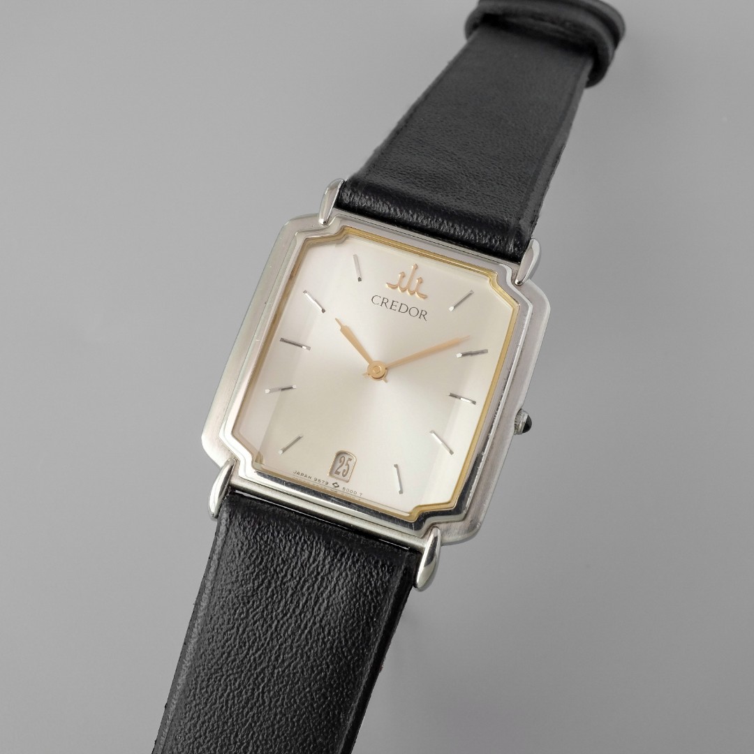 Credor Multifaceted Crystal Quartz Vintage 9579-5000 from 1986, Luxury ...