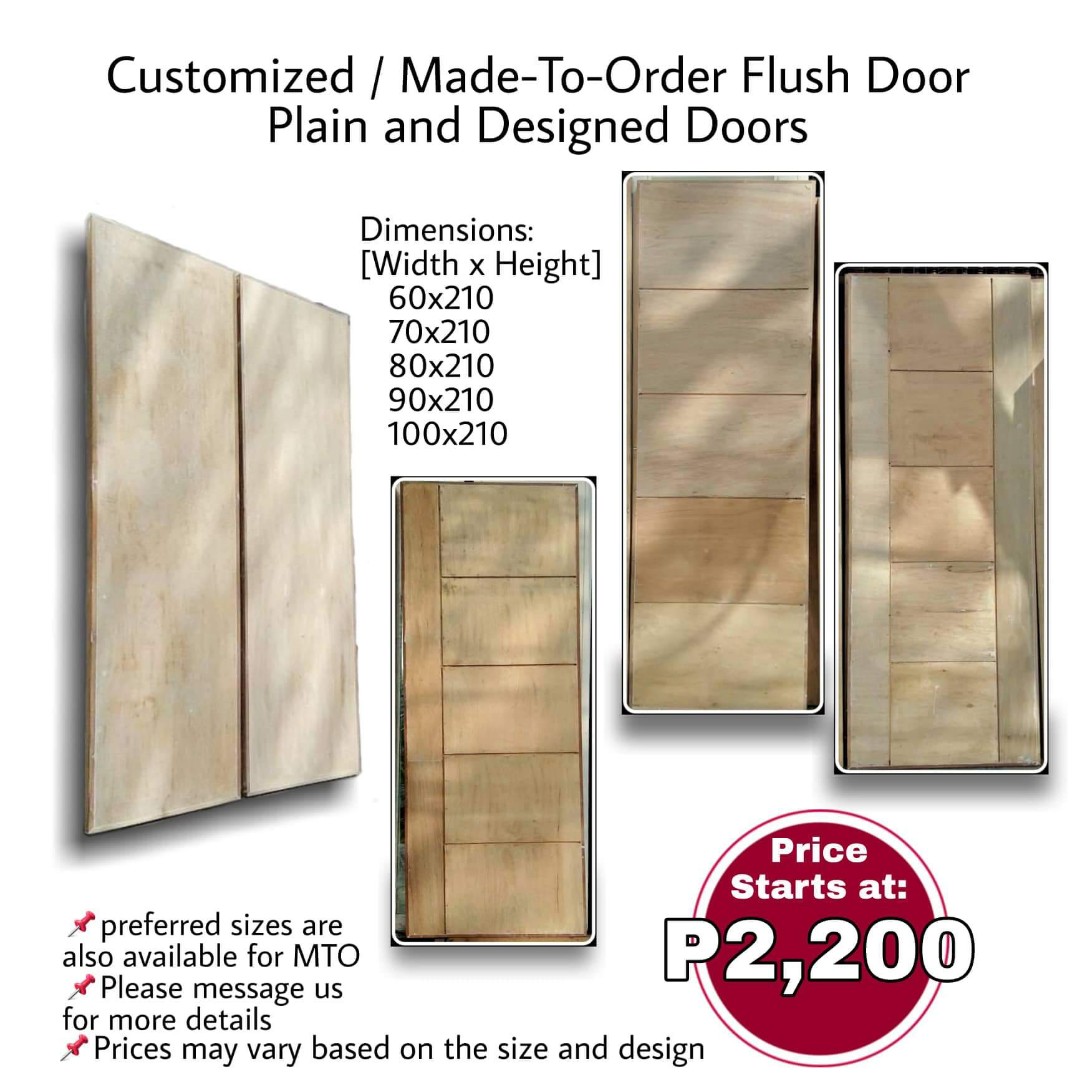 Customized/ Made-To-Order Plain amd Designed Flash Doors, Furniture ...