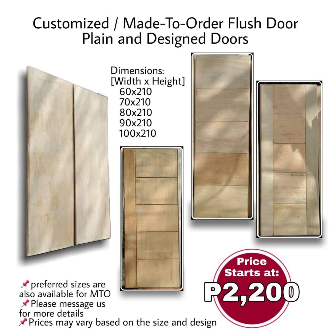 Customized/ Made-To-Order Plain amd Designed Flash Doors, Furniture ...