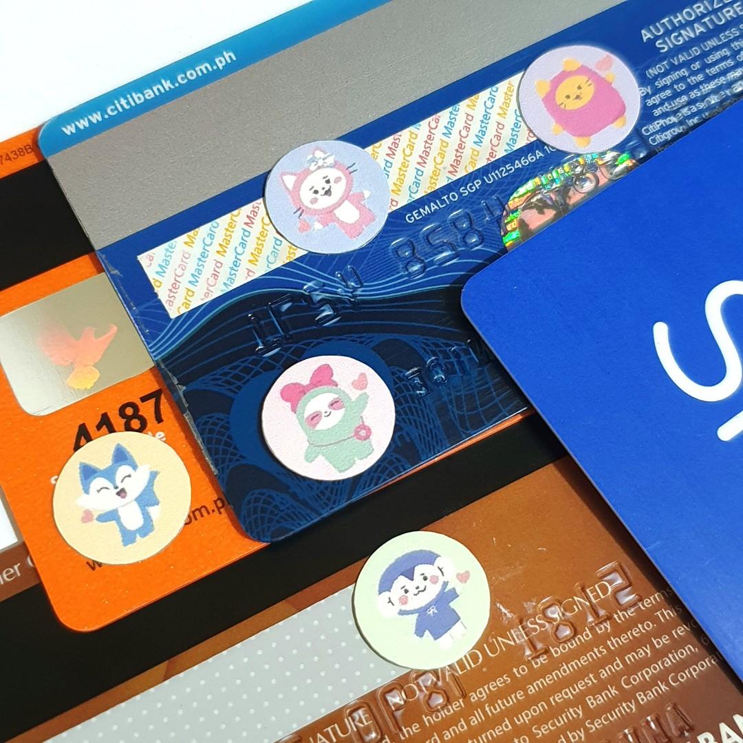 CVC CVV Stickers for Bank Cards, Hobbies & Toys, Stationary & Craft ...