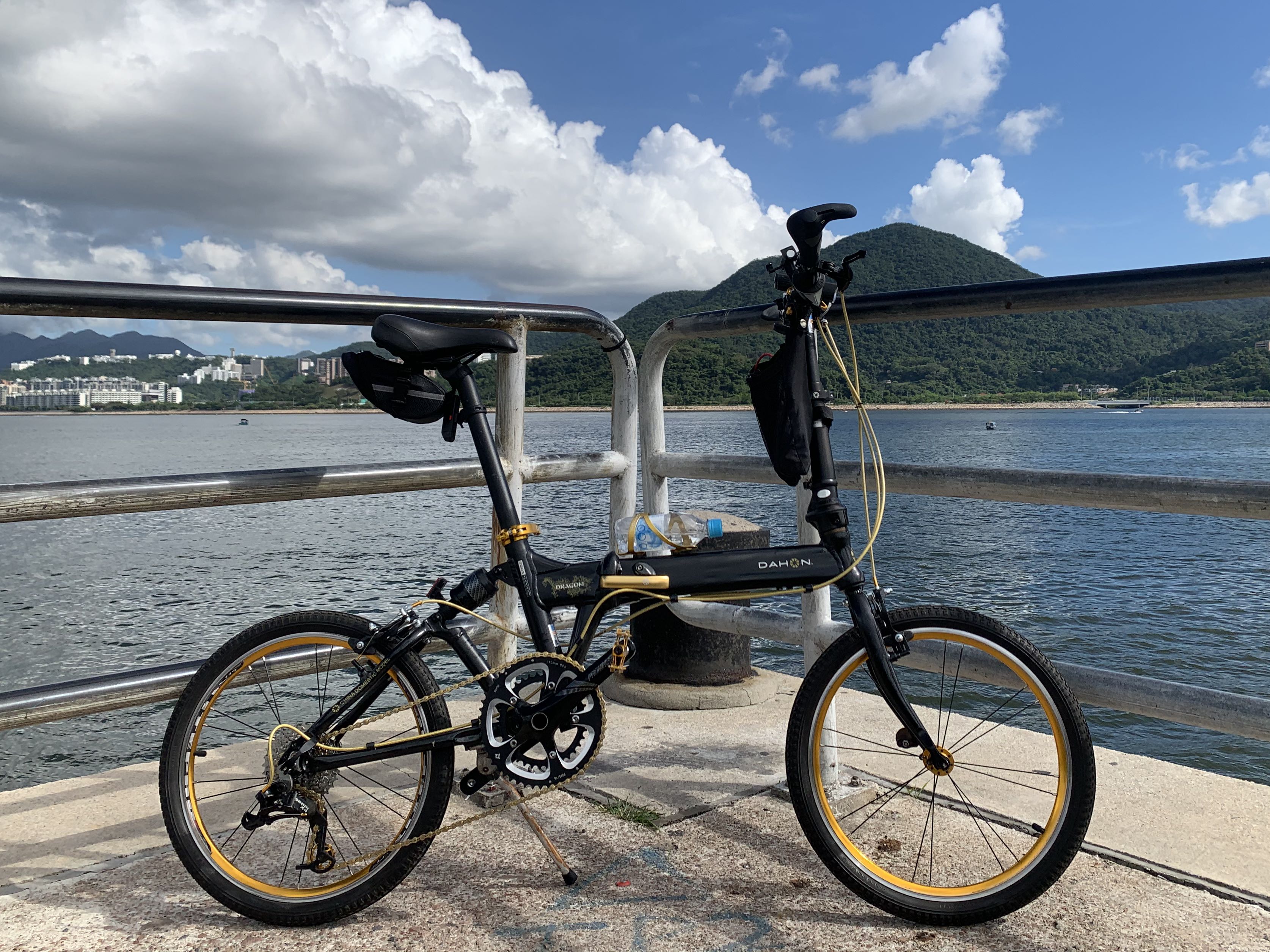 Dahon FA073 8速 後避震 全改黑金, 運動產品, 單車及配件, 單車 - Carousell