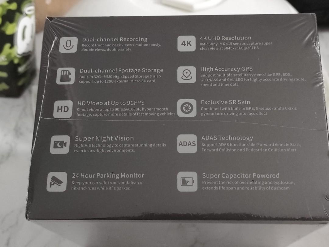 DDPAI X5 PRo 4K Dashcam, Auto Accessories on Carousell