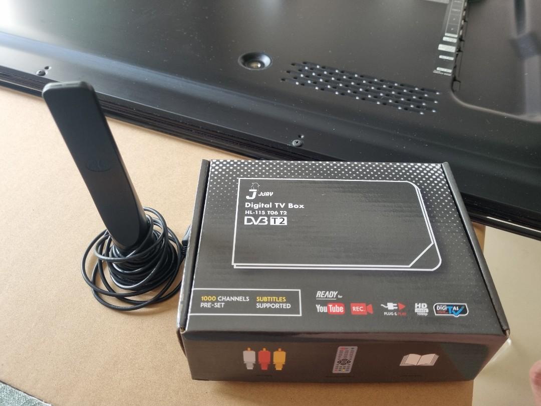 Digital TV Box + antenna, TV & Home Appliances, TV & Entertainment, TV ...