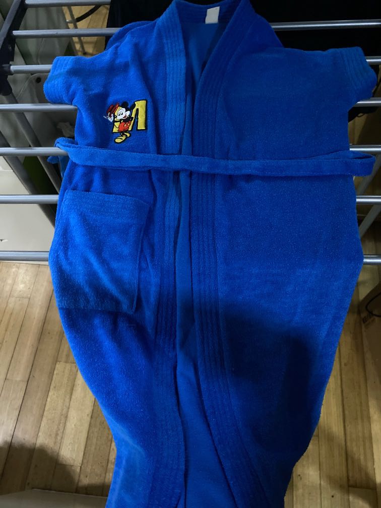 Disney Mickey Mouse bath robe, Babies & Kids, Bathing & Changing ...