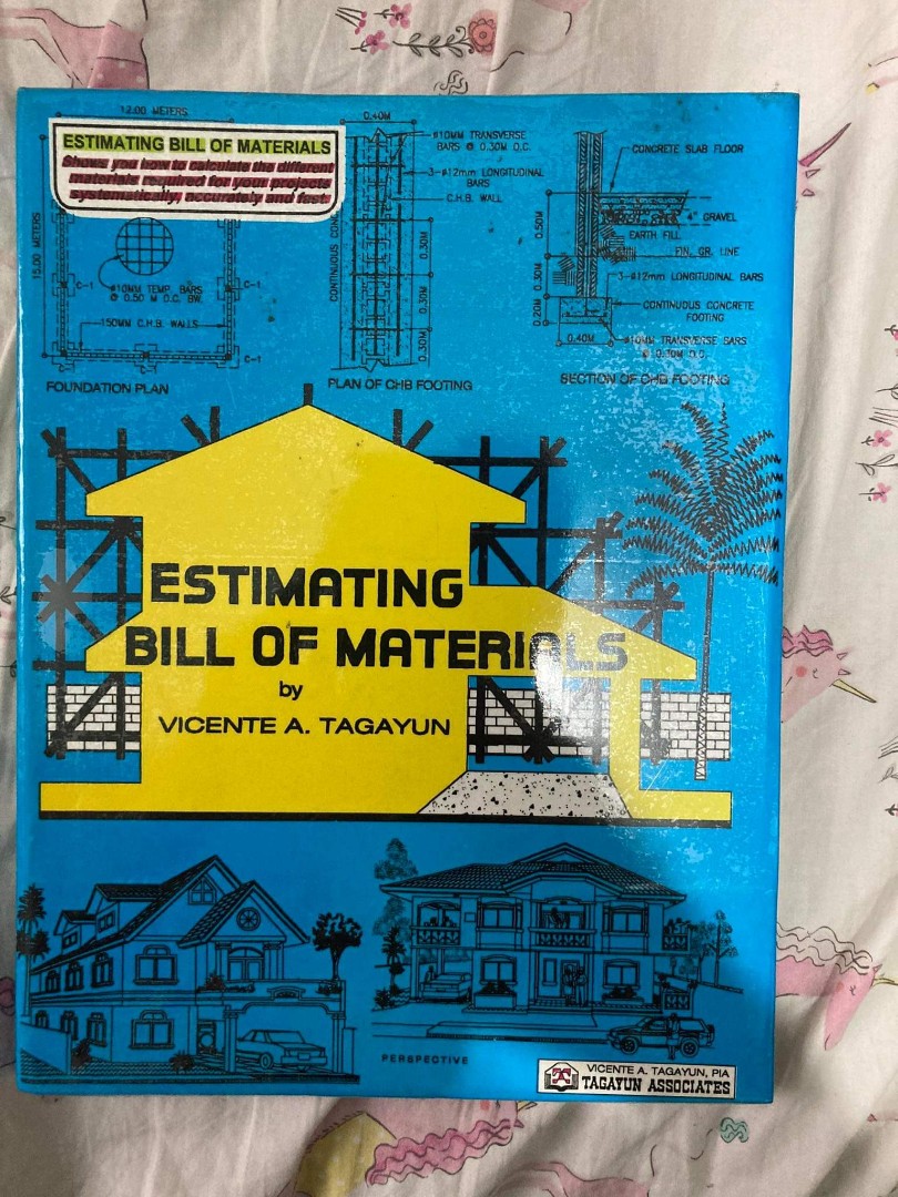 ESTIMATING BILL OF MATERIALS (TAGAYUN), Hobbies & Toys, Books ...