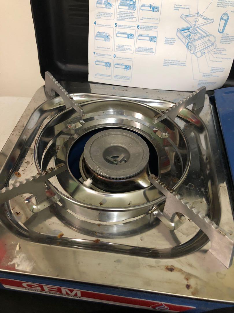 Gem Butane Portable Gas Stove, TV & Home Appliances, Kitchen Appliances ...