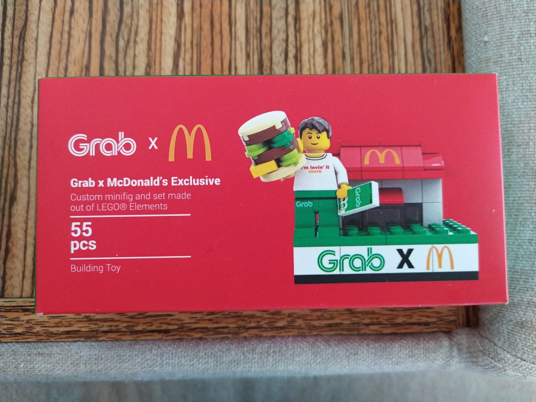 Grab x McDonald Lego, Hobbies & Toys, Toys & Games on Carousell