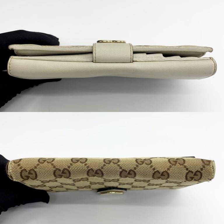 GUCCI 203550 WHITE LONG WALLET 217019122 >, Women's Fashion, Bags ...