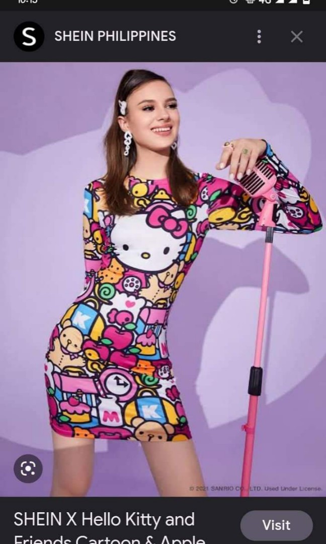 Hello kitty x Shein Dress, Women's Fashion, Dresses & Sets, Dresses on ...