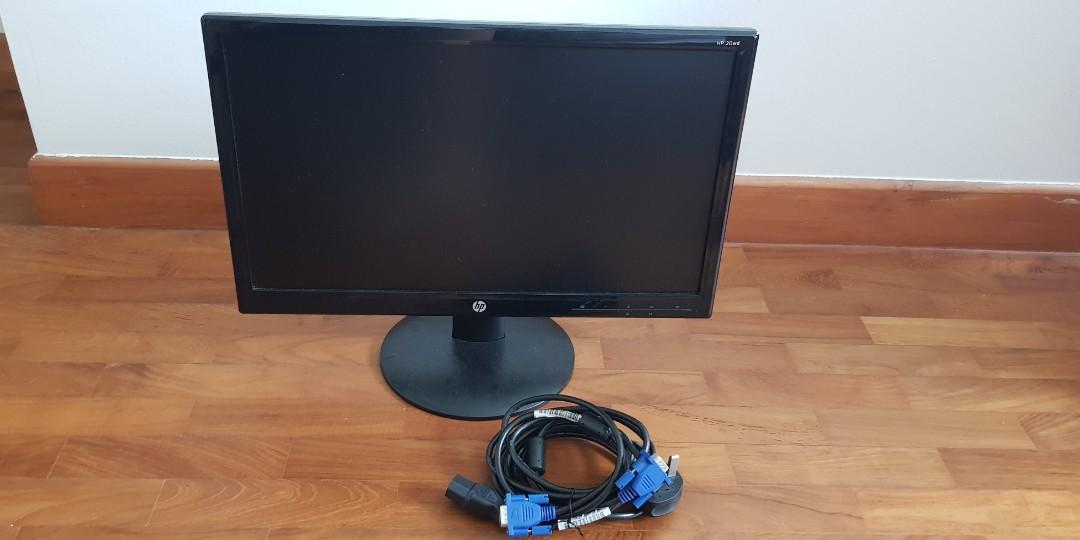HP 20wd 19.5-inch Diagonal LED Backlit Monitor, Computers & Tech, Parts ...
