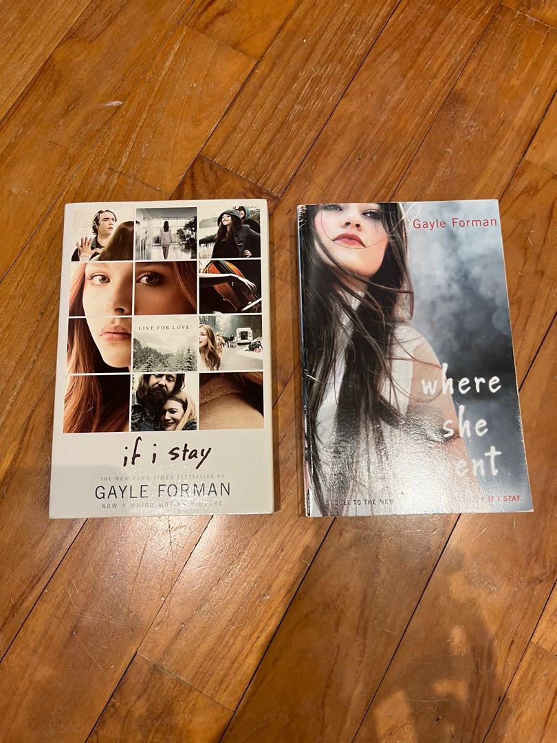 Young Adult Books: If I Stay & Where She Went, Hobbies & Toys, Books ...
