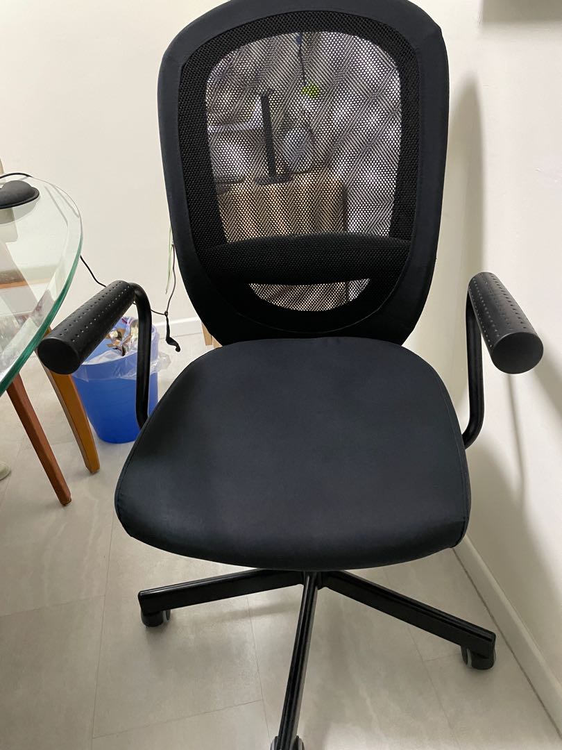Ikea refurbished flintan computer chair with handle, Furniture & Home ...