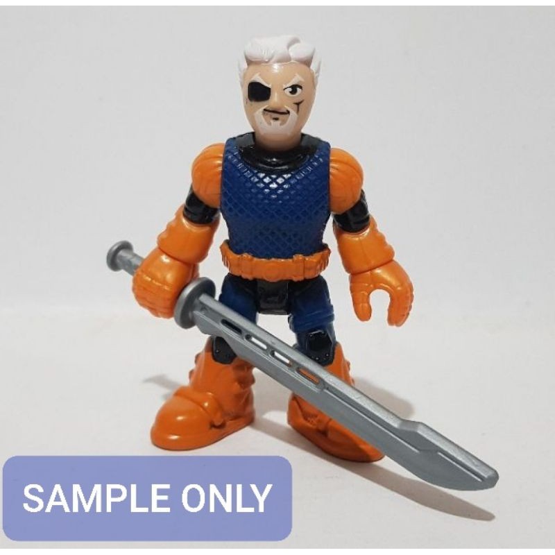 Imaginext DC Super Friends Unmasked Deathstroke blindbag by Fisher ...