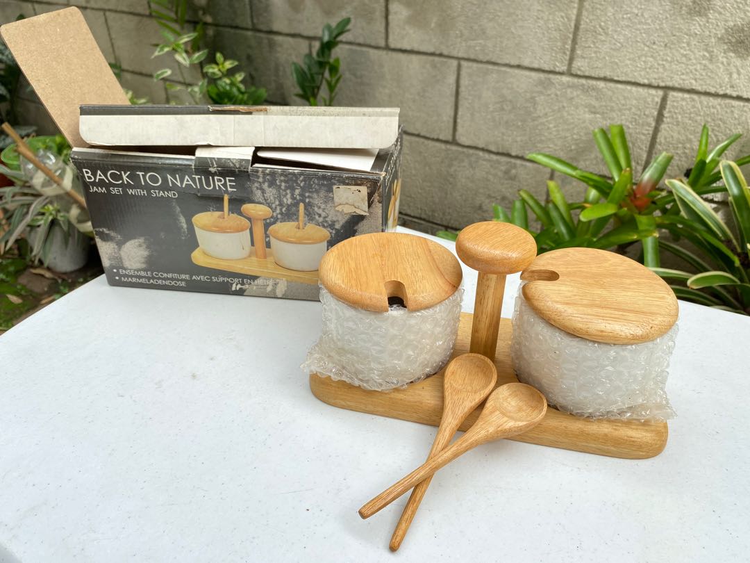Jam Set with Stand, Furniture & Home Living, Kitchenware & Tableware ...