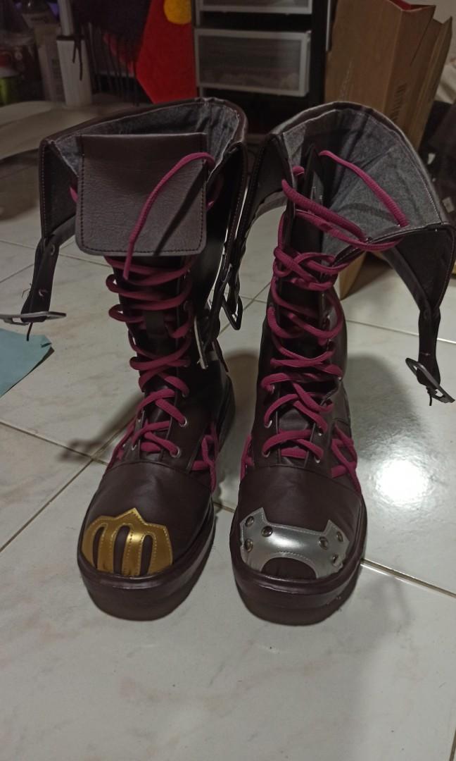 Jinx arcane cosplay boots, Women's Fashion, Footwear, Boots on Carousell
