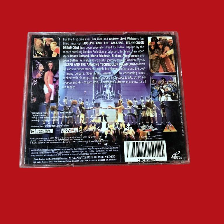 Joseph and the Amazing Technicolor Dreamcoat with Donny Osmond as ...