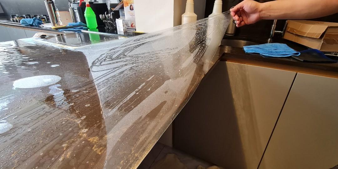 Kitchen Top Protection film, Furniture & Home Living, Furniture, Tables ...