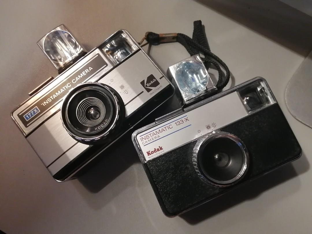 Kodak Instamatic 126 Film Camera with Magic Cube Flash, Photography ...