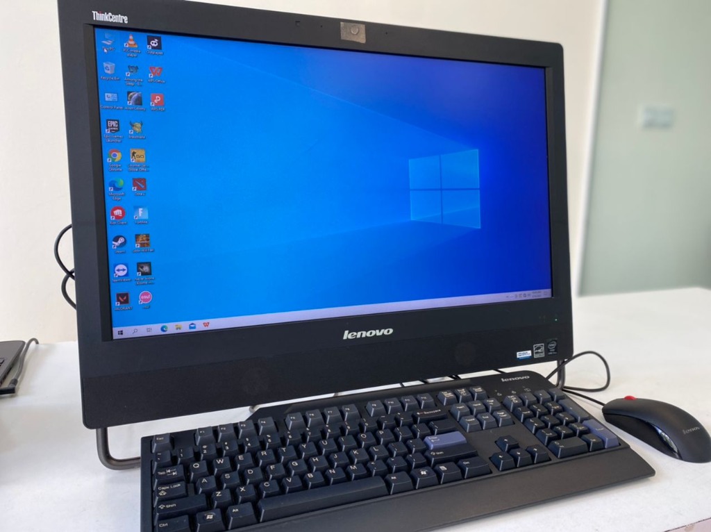 Lenovo Thinkcentre M Z All In One Desktop With Large Display Computers Tech Desktops On