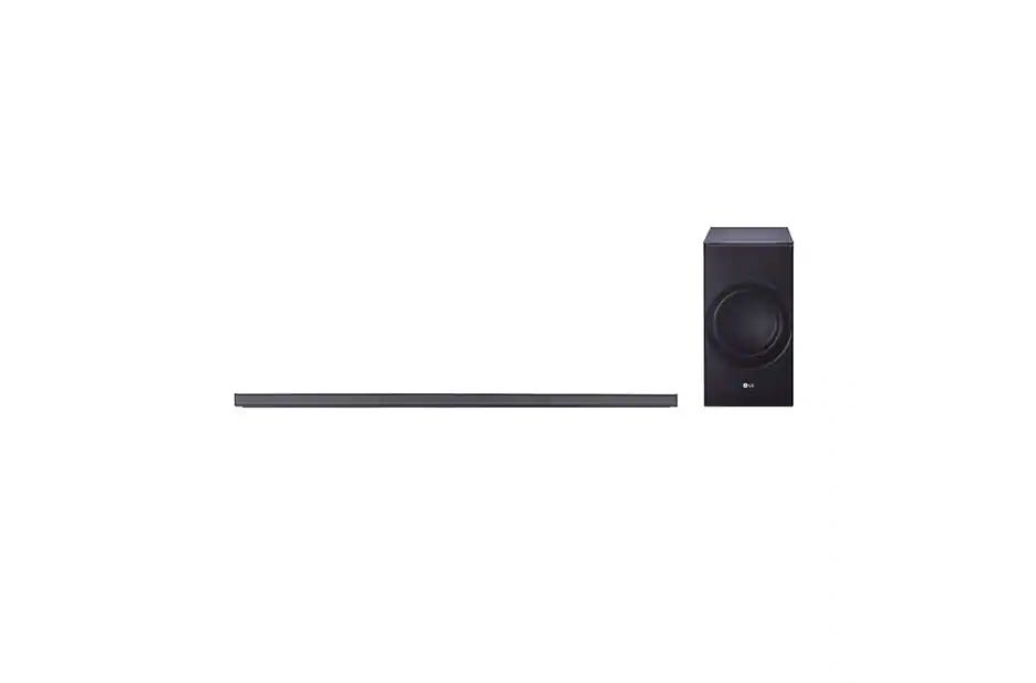LG High-Resolution Sound Bar SJ8 4.1ch 300W with Wireless Subwoofer, TV ...