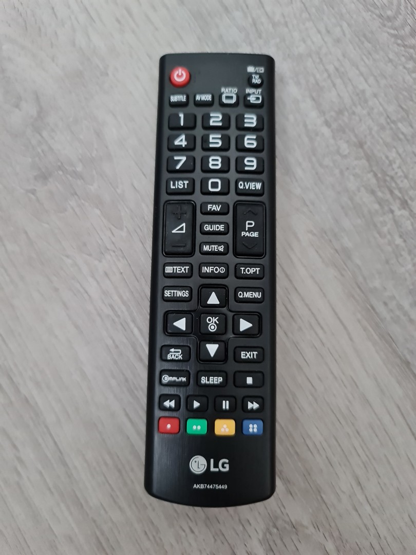 LG original TV remote AKB74475449, TV & Home Appliances, TV ...
