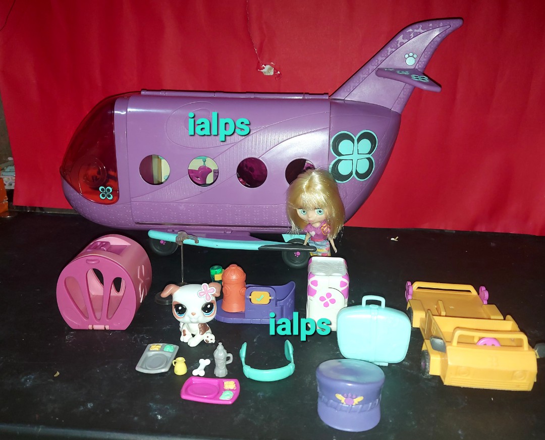 Littlest Petshop Littlest Pet Shop LPS Pet Jet with Blythe Doll ...