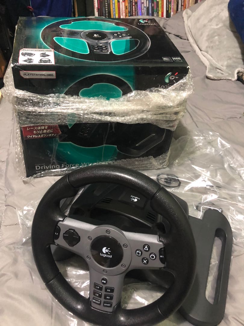 Logicool logitec japan wireless steering wheel, Video Gaming, Gaming ...
