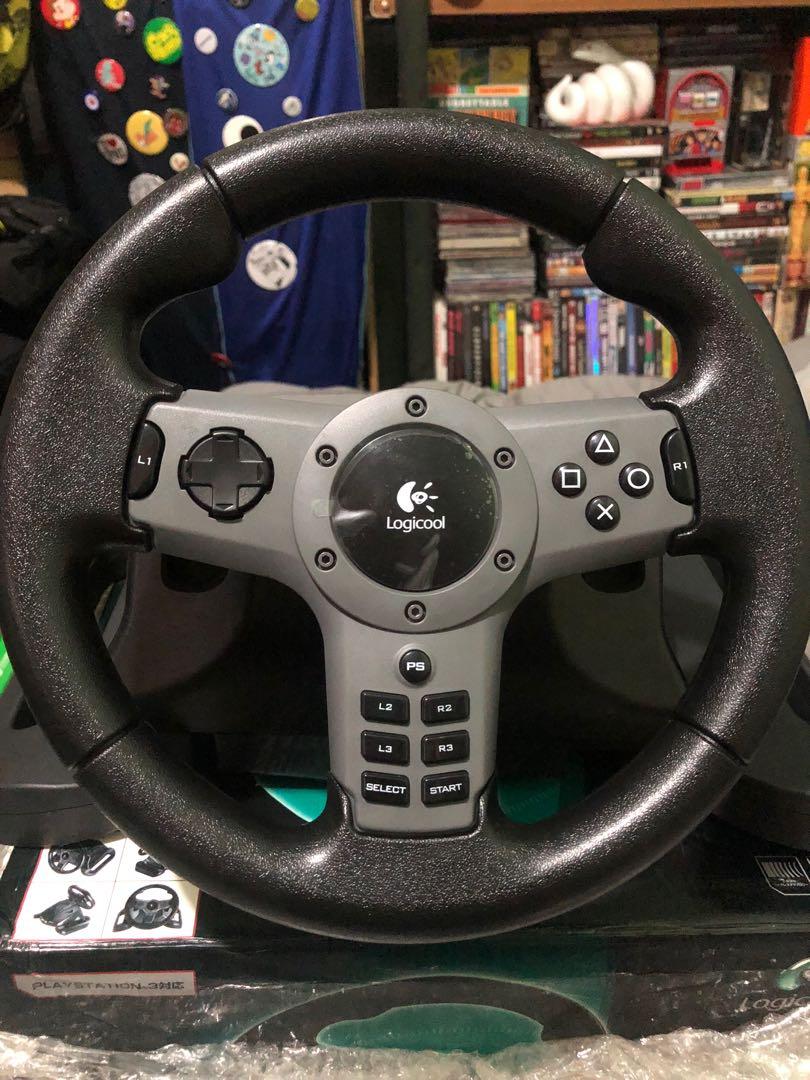 Logicool logitec japan wireless steering wheel, Video Gaming, Gaming ...