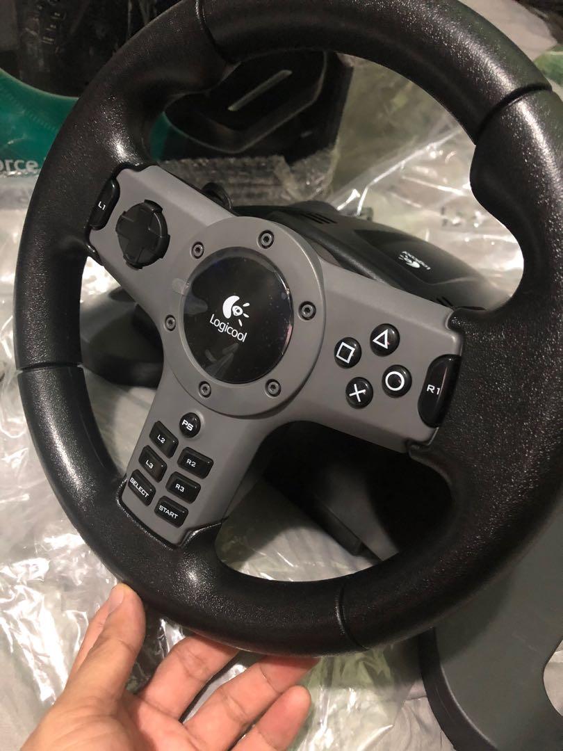Logicool logitec japan wireless steering wheel, Video Gaming, Gaming ...