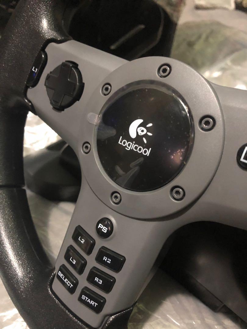 Logicool logitec japan wireless steering wheel, Video Gaming, Gaming ...