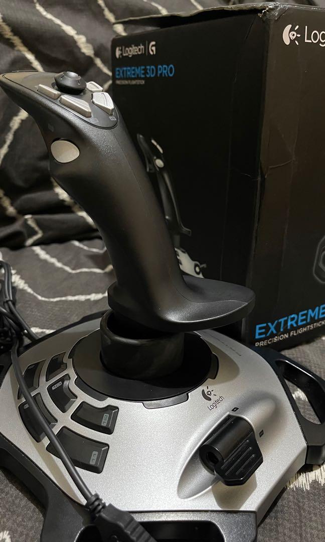 Logitech Extreme 3D Pro Joystick, Video Gaming, Gaming Accessories ...