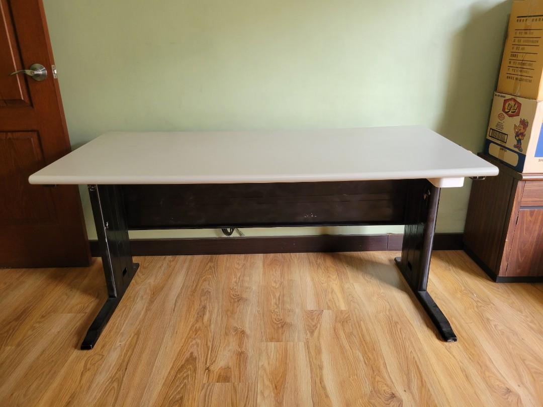 Long Office Table, Furniture & Home Living, Office Furniture & Fixtures ...