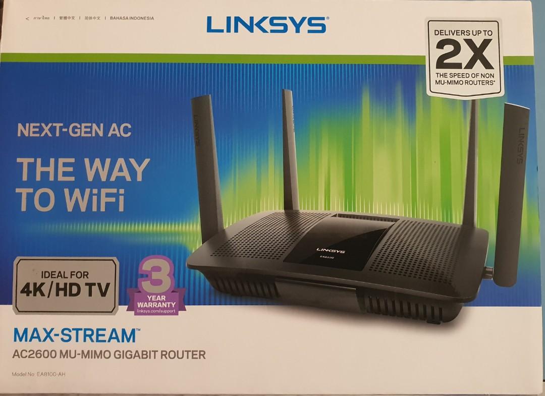Lynksys AC2600 MU-MIMO Router, Computers & Tech, Office & Business ...