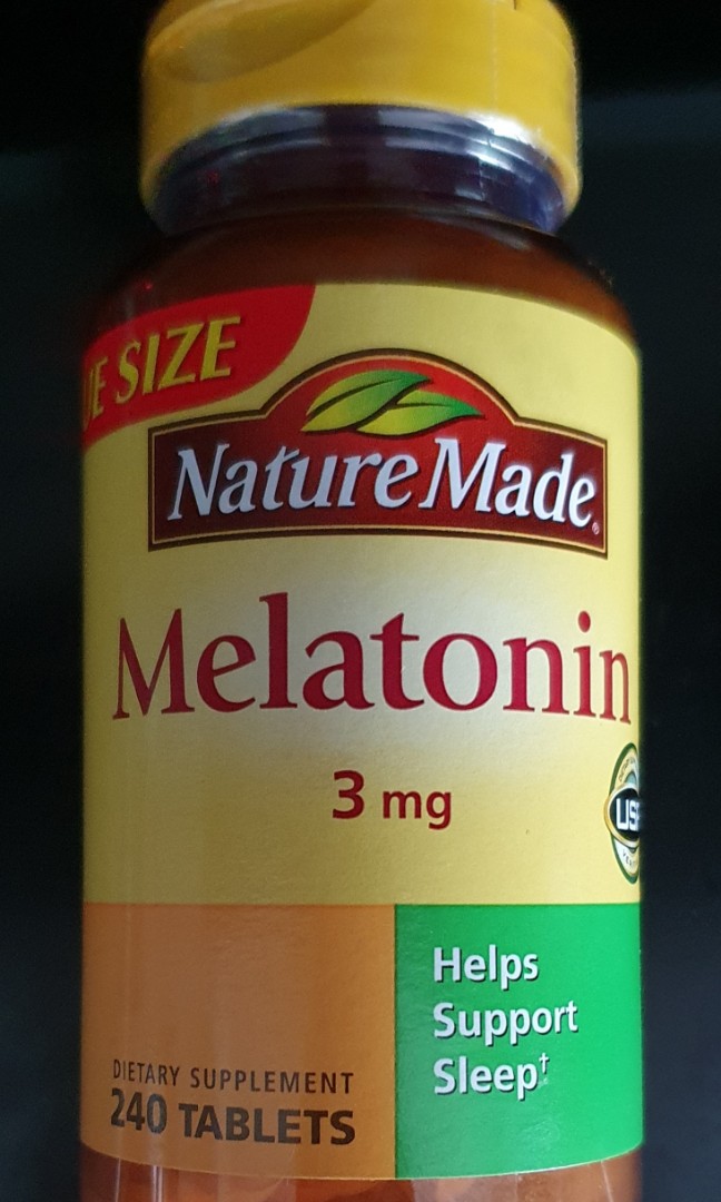 Melatonin 3 mg 240 tablets by NatureMade (unopened), Health & Nutrition ...