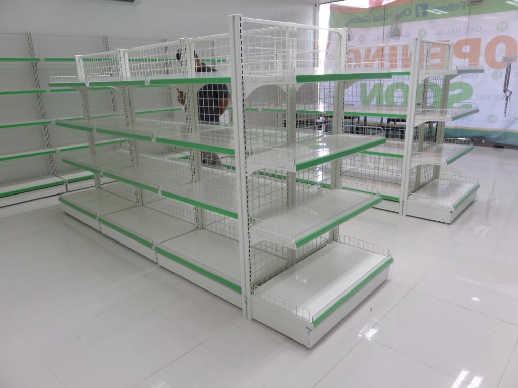 Mesh Type Gondola Racks Heavy Type, Furniture & Home Living, Furniture ...