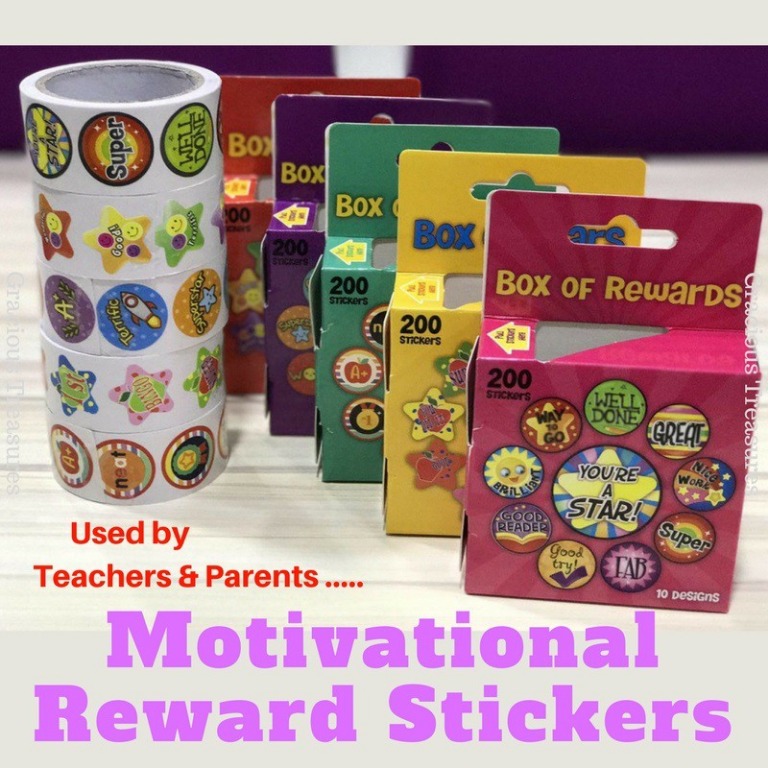 Motivation Reward Stickers used by Teachers and Parents Sticker book ...