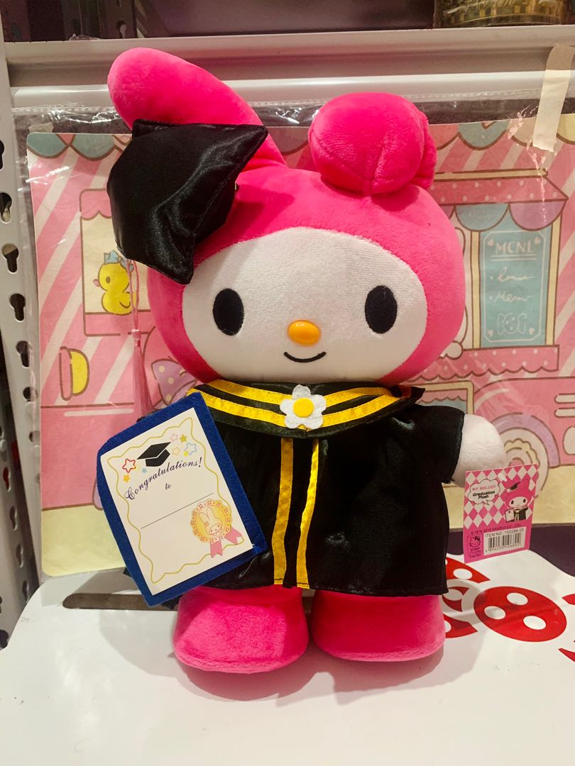 My Melody Graduation Plush, Hobbies & Toys, Toys & Games on Carousell