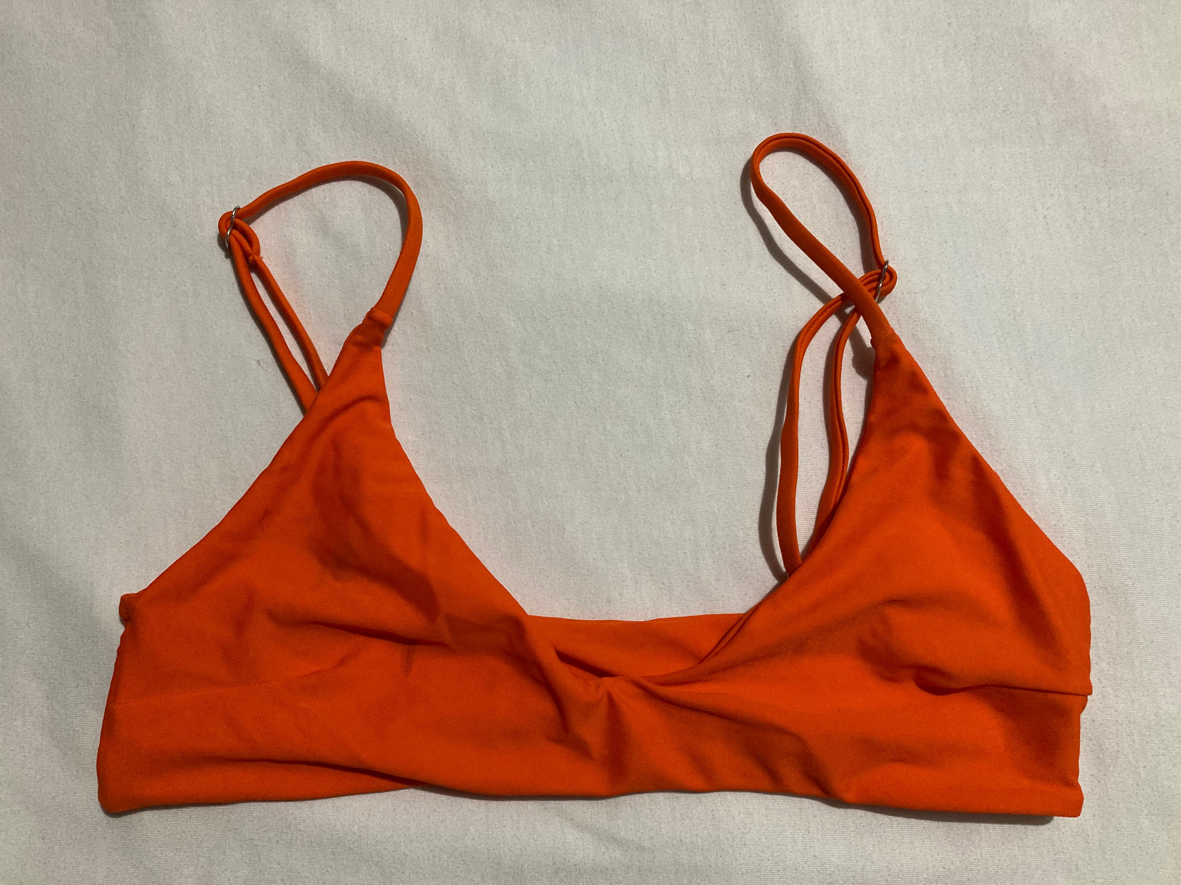 neon orange bra on Carousell