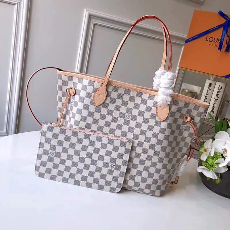 Neverfull azure, Luxury, Bags & Wallets on Carousell