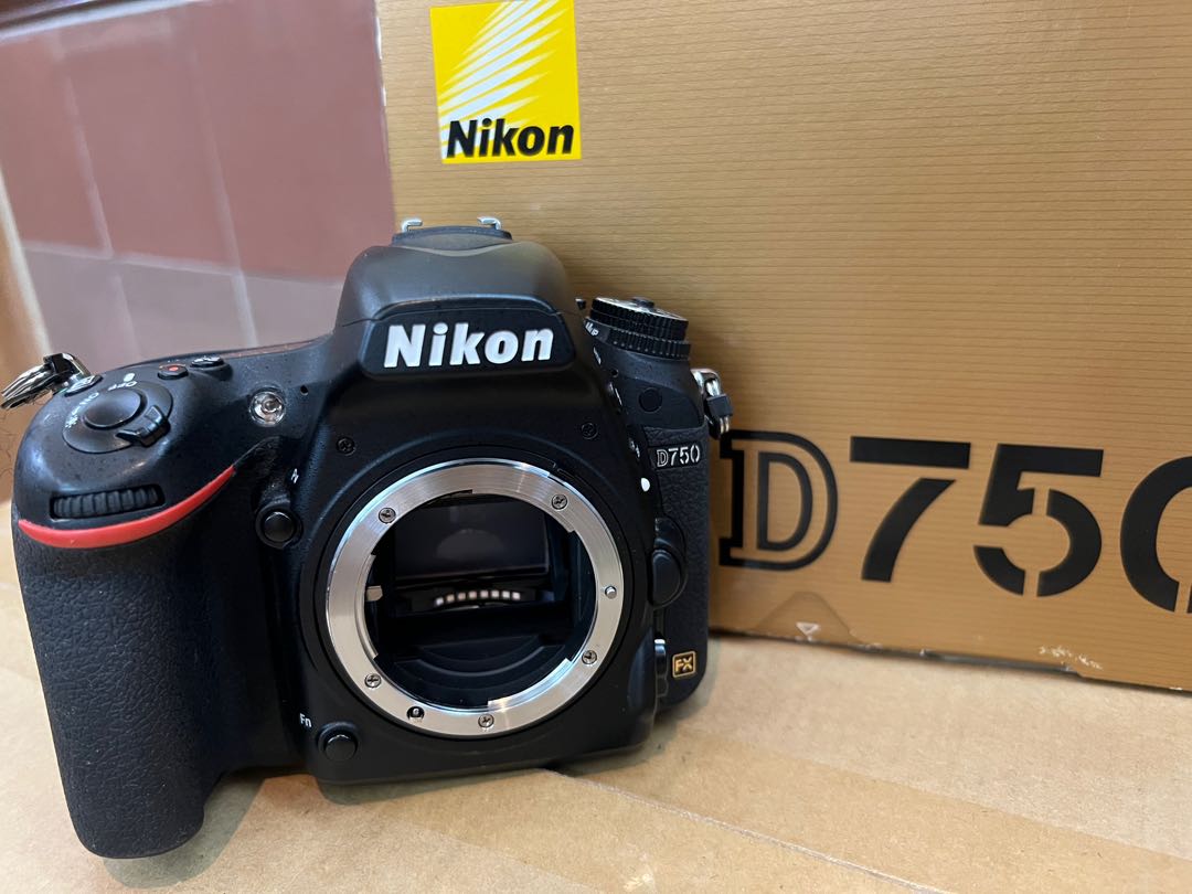 Nikon D750 body box set, 攝影器材, 相機 - Carousell