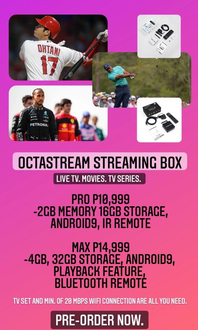 Octastream TV Box, TV & Home Appliances, TV & Entertainment ...