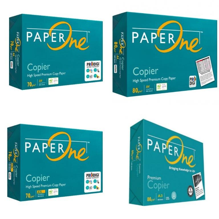 PaperOne A4 Paper (70GSM / 80GSM), Hobbies & Toys, Stationery & Craft ...